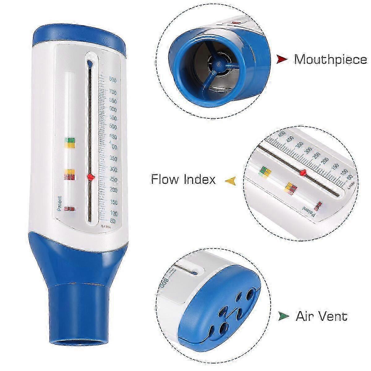 Portable Spirometer Peak Flow Meter Meter Expiratory Flow for Lung ...