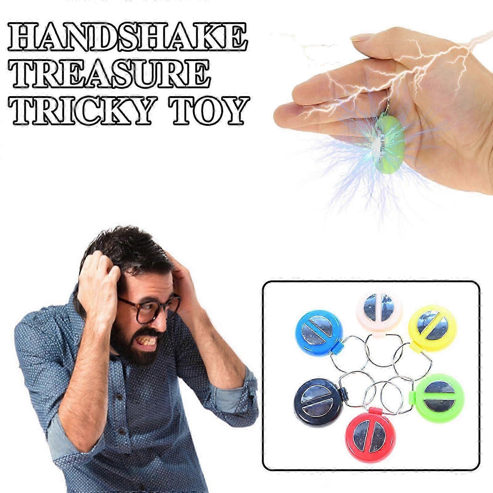 Funny Prank Electric Shock Handshake Trick Buzzer Shock ToyS Gift For ...