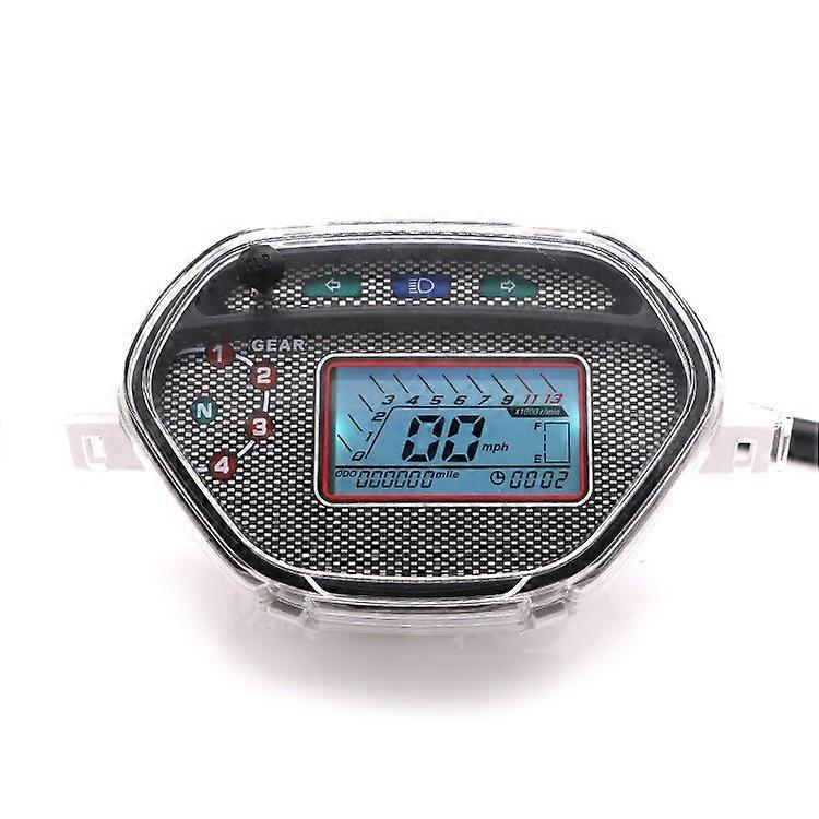 7 Colors Backlight LCD Speedometer Pnp DIGITAL METER Alpha for Honda ...