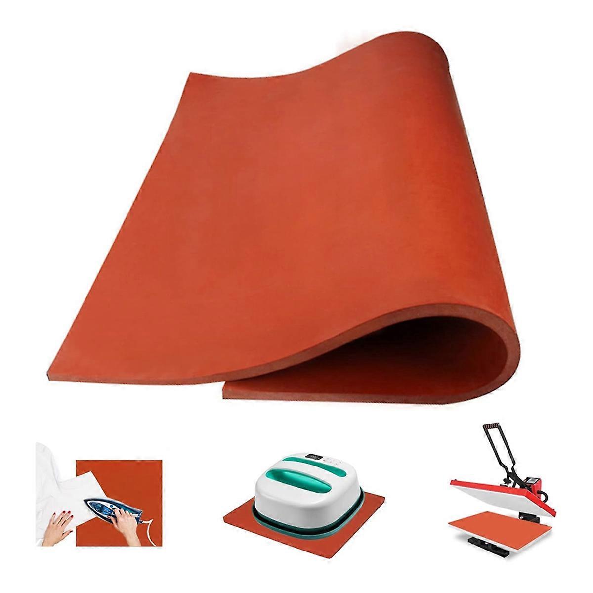 12x15 Inch Silicone Heat Press Mat Pad 0.3 Inch Thickest Sublimation ...
