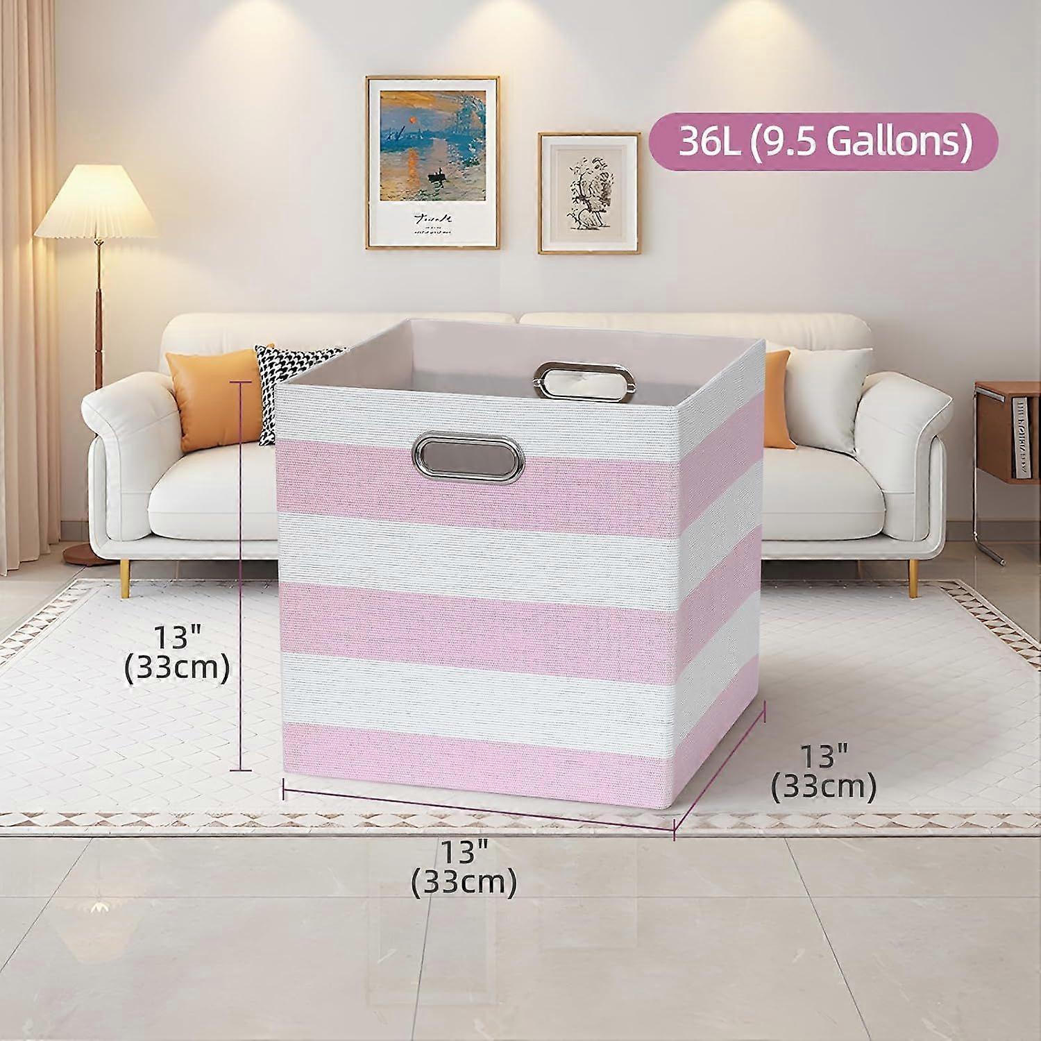 Confezione da 4 contenitori pieghevoli per cubi di stoccaggio 33x33x33 ...