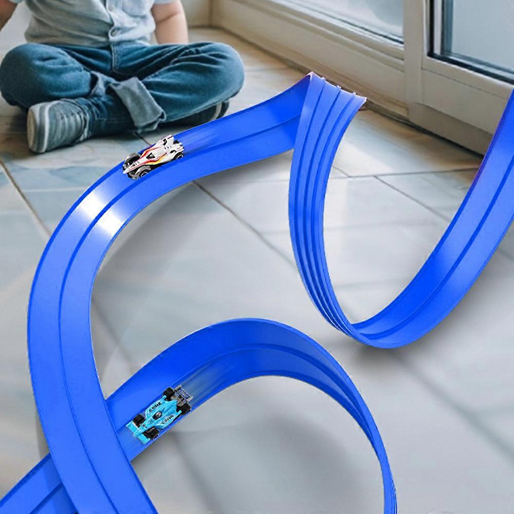 5 Meter DIY Flexible Car Track Racing Set for little ones Indoor ...
