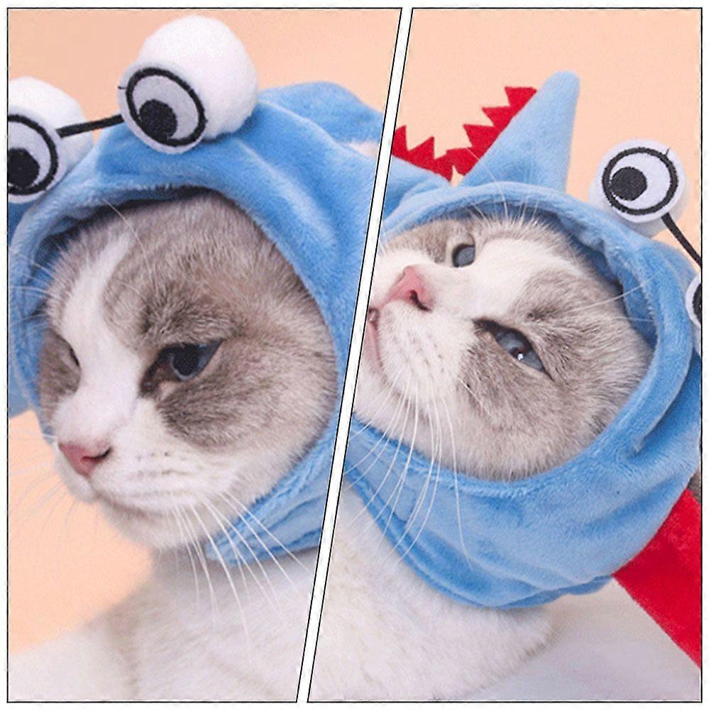 Pet Cap Cartoon Shaped Kitten Hat Decoration Pet Cap Headwear Hat ...