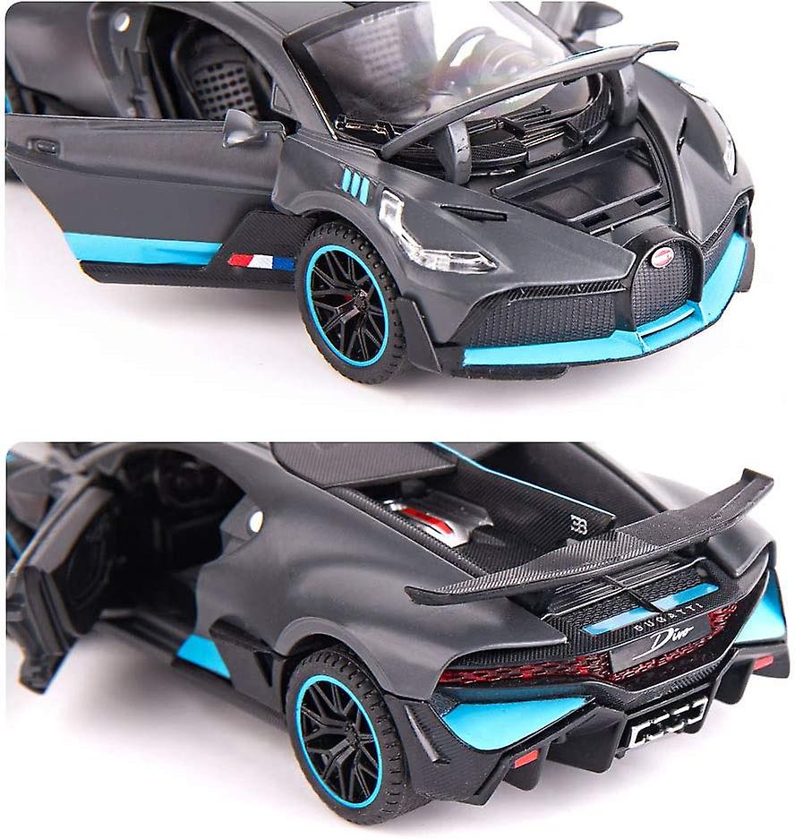 1/32 Skala Bugatti Divo Bilmodell Leksak Zinklegering Gjutning Dra ...