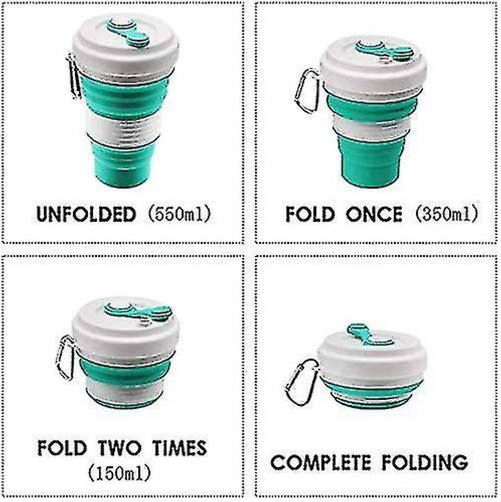 Collapsible Coffee Cup - Silicone Folding Cup/mug Sport Bottle With ...