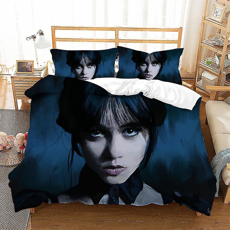 New Wednesday Addams Bedding Set Quilt Cover Pillowcase Things Hands ...
