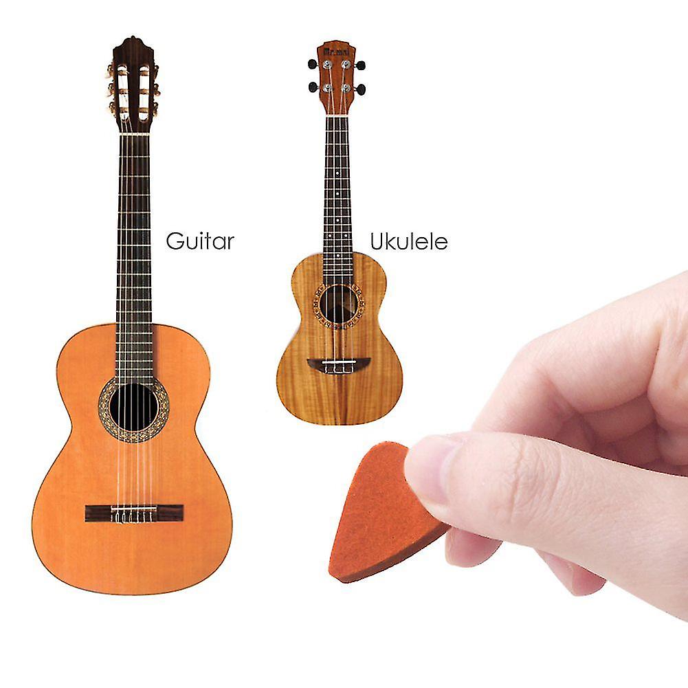 Ukulele Picks Felt Picks/plectrums For Ukulele And Guitar,8 Pieces ...