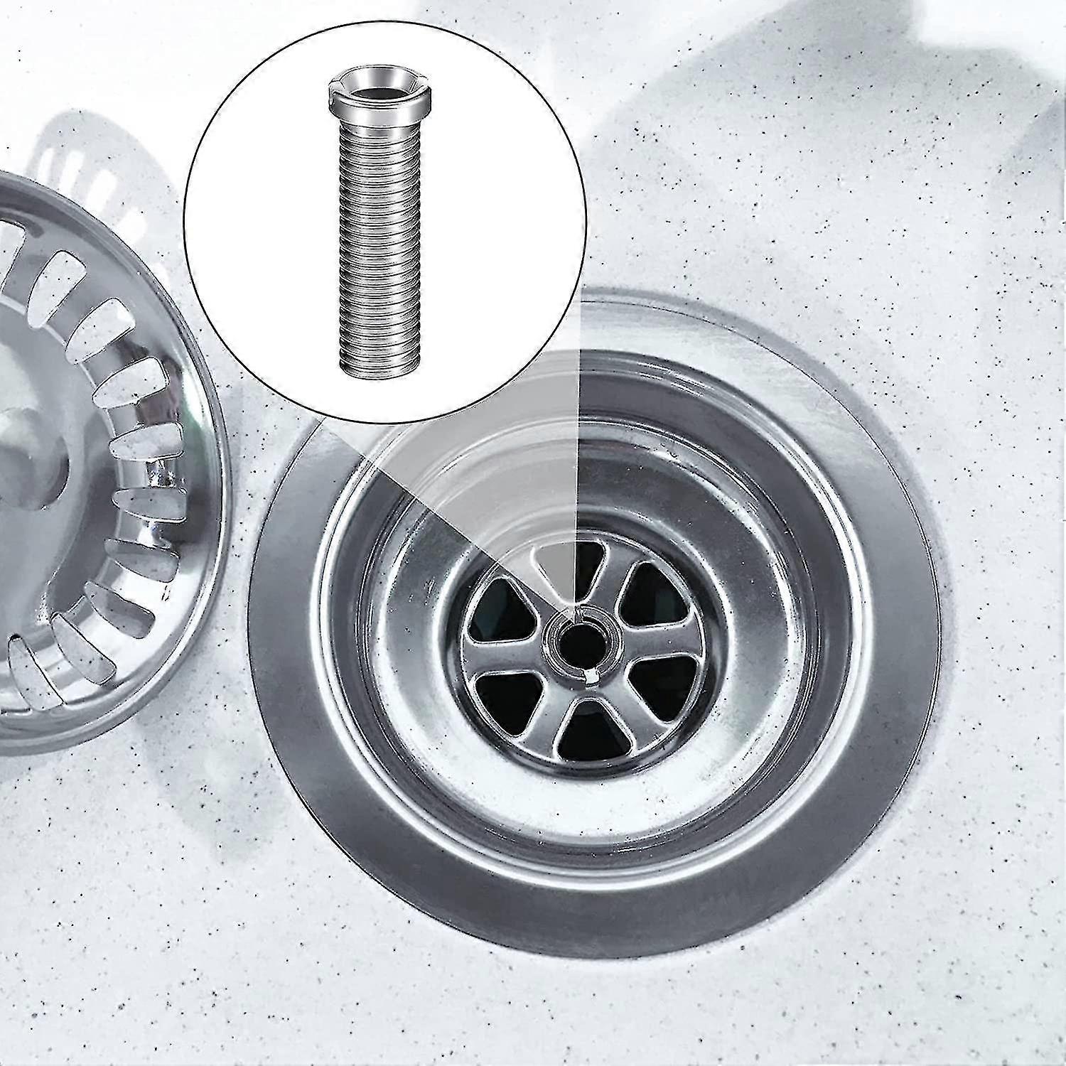 Sink Basket 70mm Stainless Steel Drain Screws Fixing Accessories Sink ...