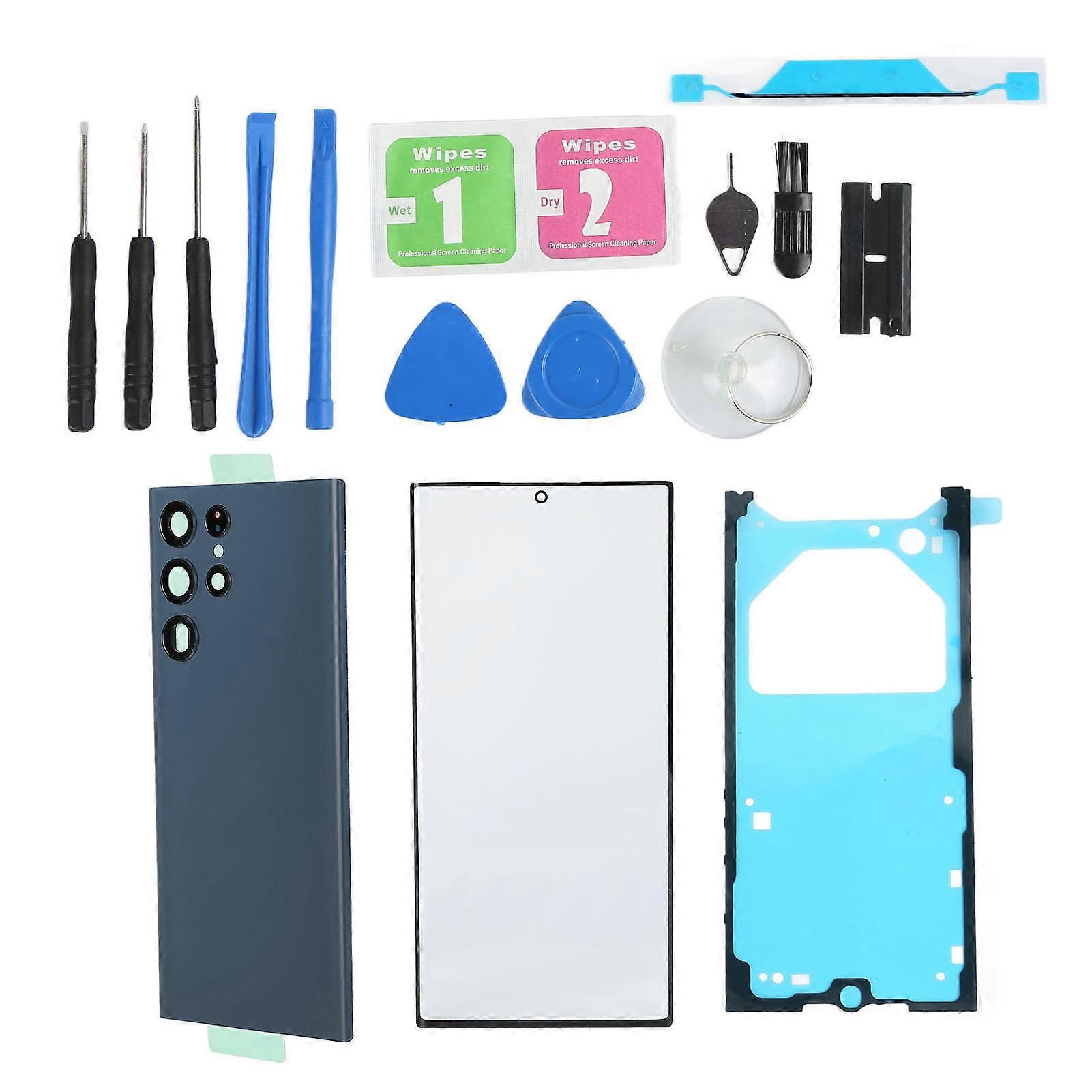 Rear Glass Cover Front Outer Screen Glass Cover Replacement with ...