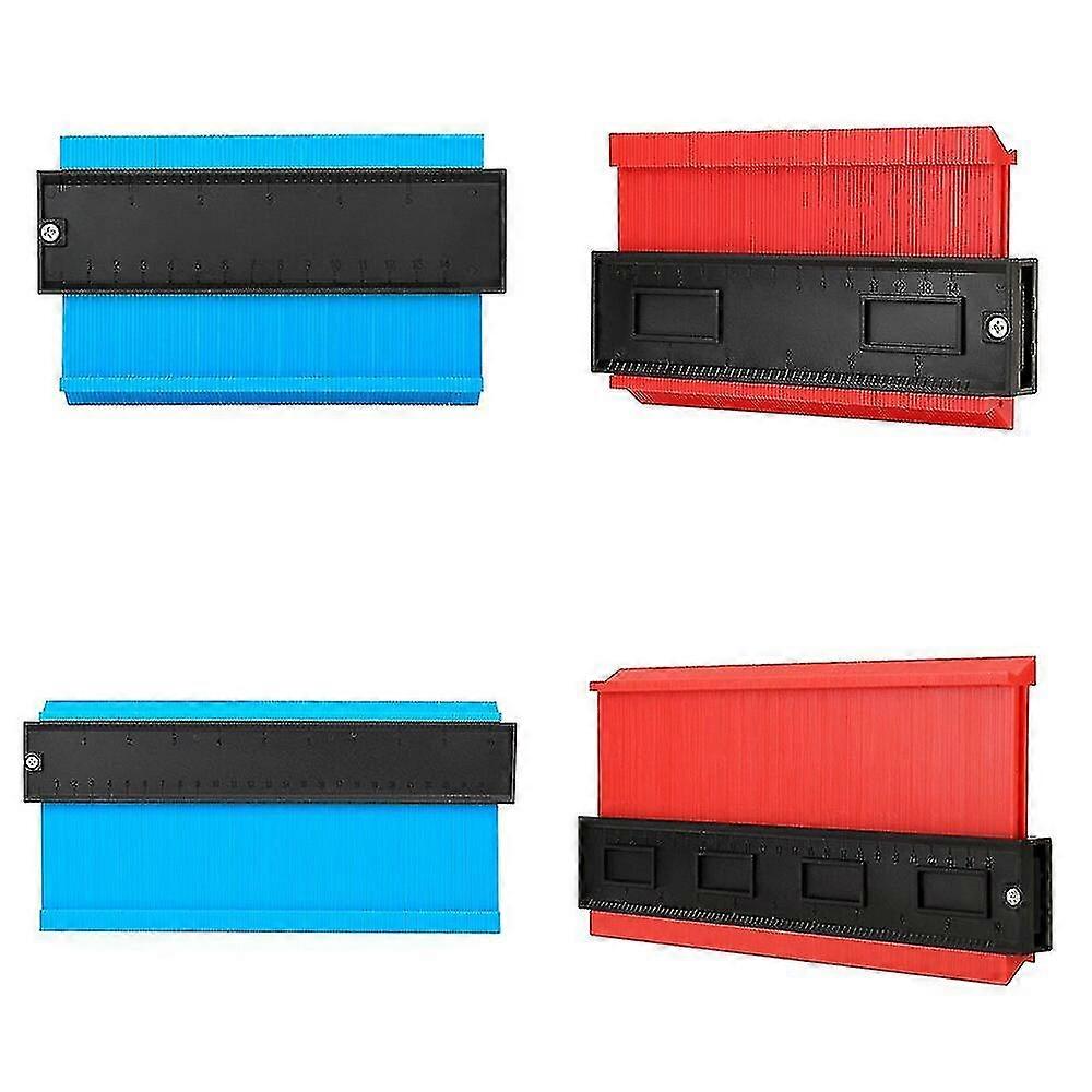 12/14/25 Cm Irregular Contours Gauge Arc Ruler Plastic Gauge Contour ...