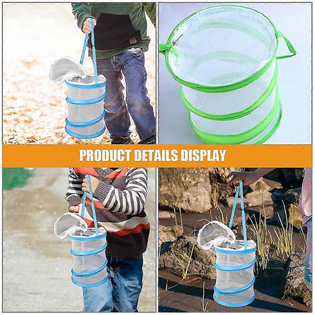 2pcs Zippered Butterfly Habitat Cage Foldable Insect Butterfly Cylinder ...