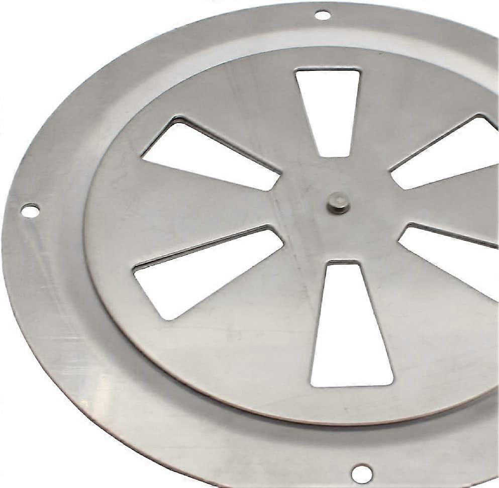 Round Ventilation Grid, 125 Mm Ventilation Grid In Stainless Steel ...
