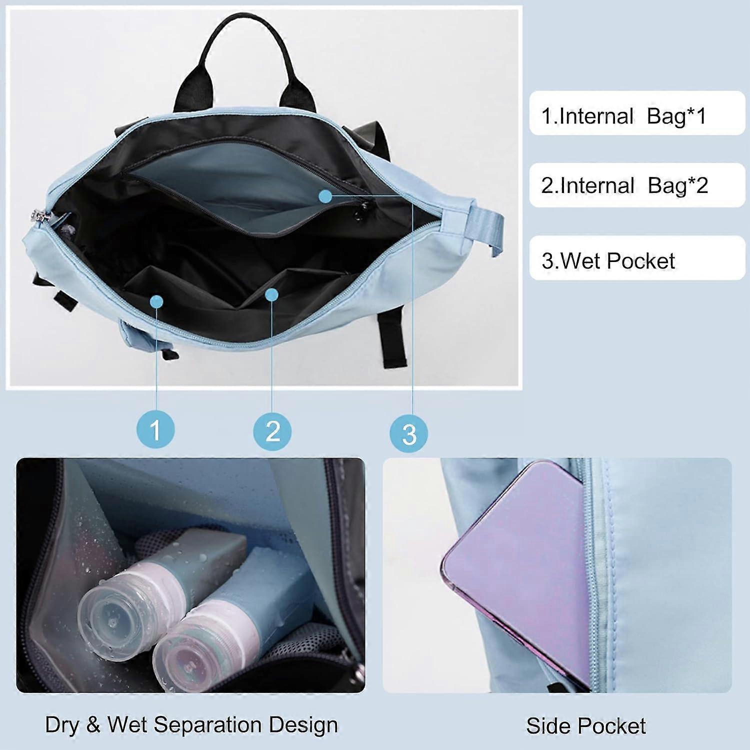 Sports Backpack Travel Bag Cabin Handbag Duffel Bags Overnight Bags ...