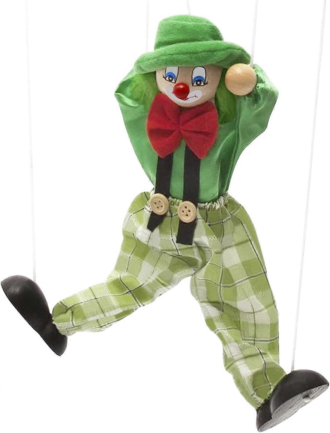 Marionette Puppets Clown Doll String Puppets Hand Marionette Puppet Adult Wooden Marionette ...