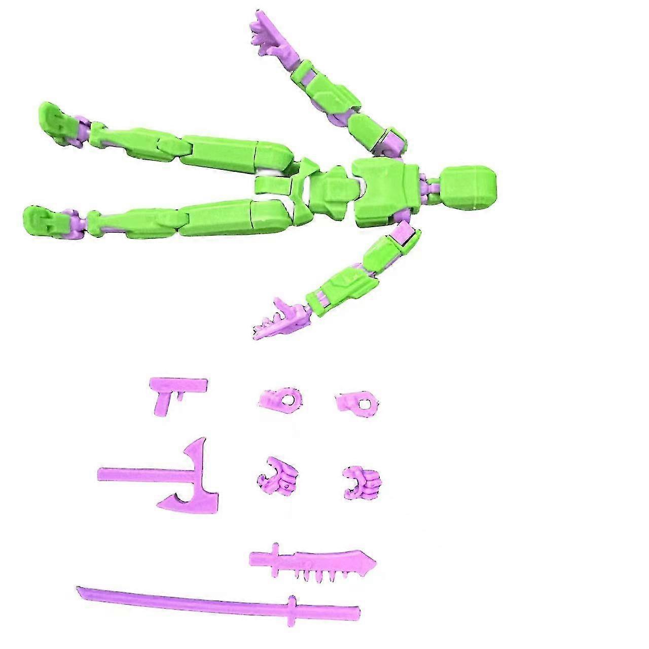 T13 Action Figure, Titan 13 Action Figure With 4 Types Of Weapons And 3 ...