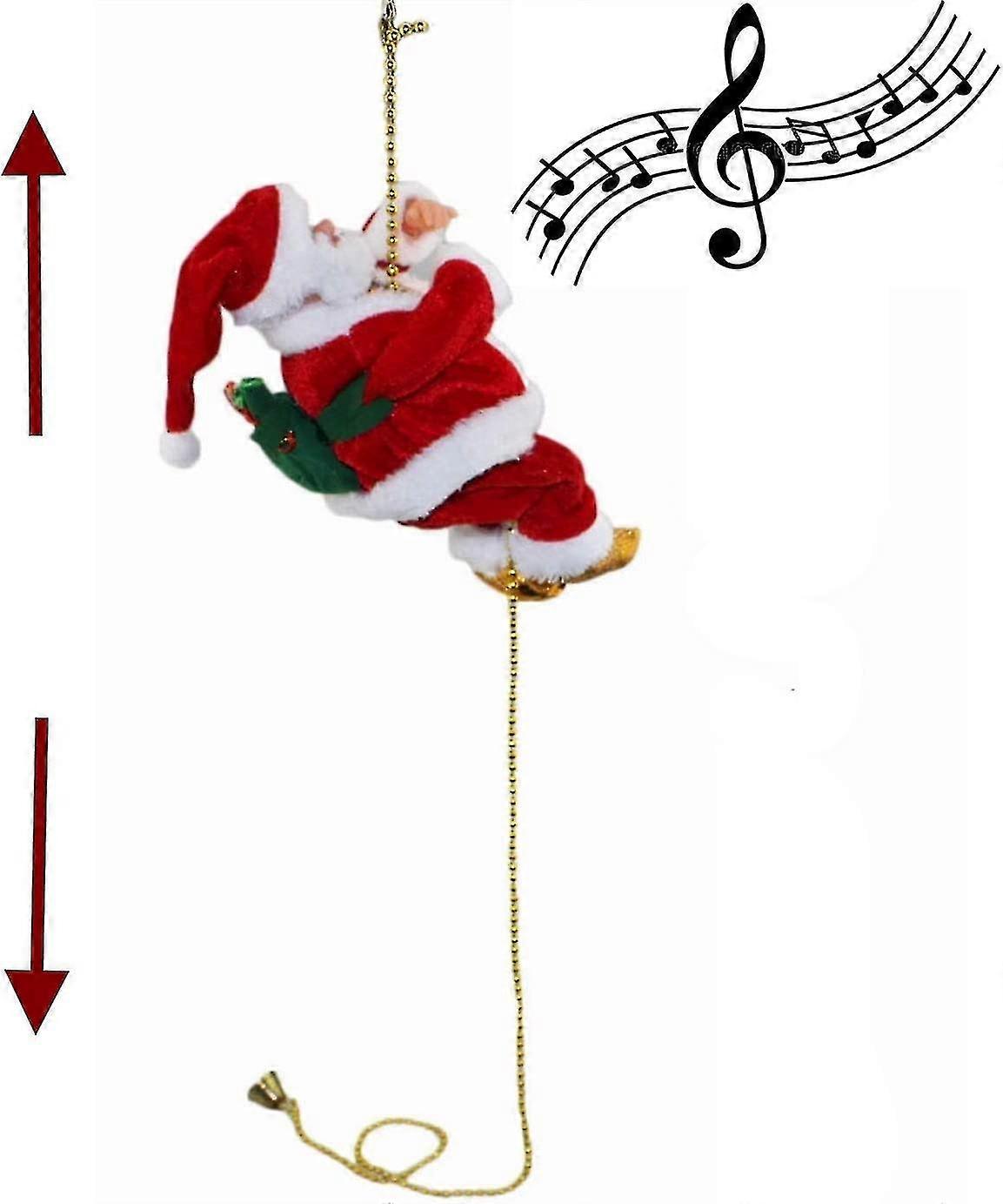 Climbing Santa Claus Christmas Ornament Decoration Gift, Climbs Up And ...