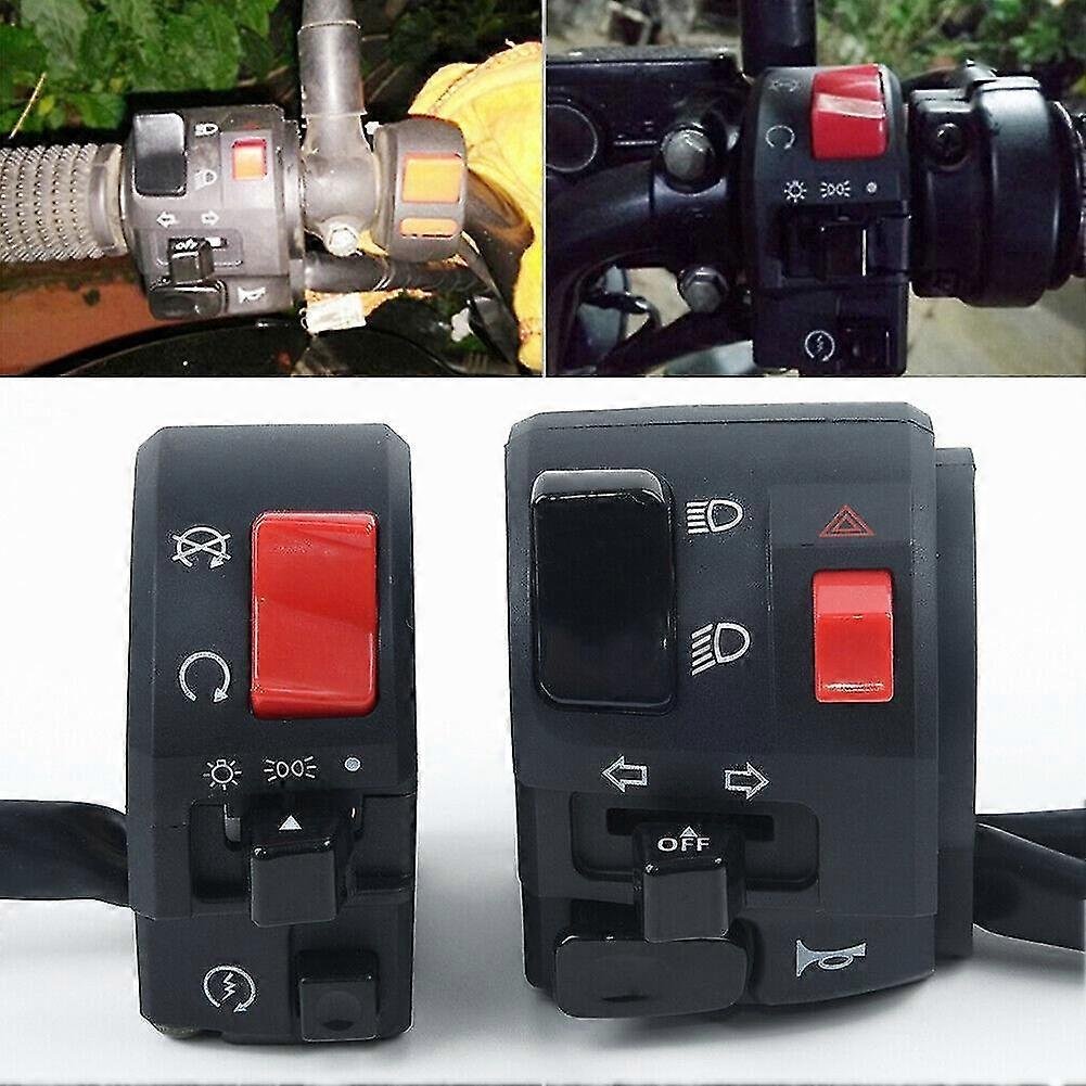 7/8 Inch 22mm Atv Motorcycle Handlebar Control Switches Left Right For ...