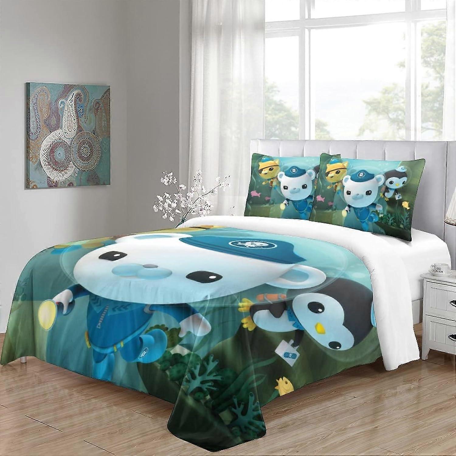 The Octonauts Duvet Cover Set Cartoon 3D Digital Printing Boy and Girl ...