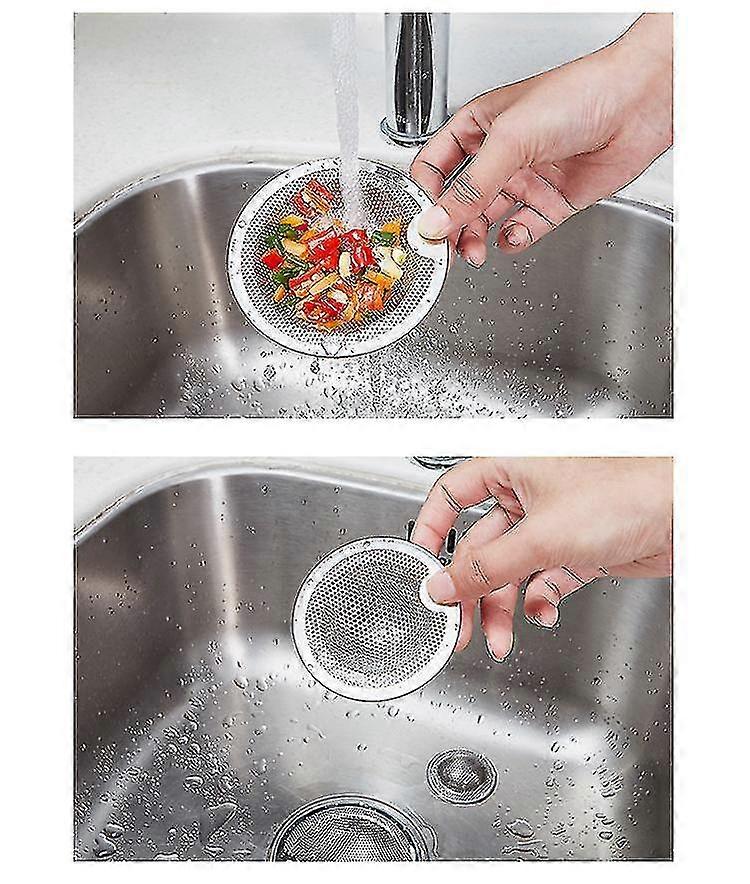 Kitchen Sink Strainer Stainless Steel Drain Filter Strainer, Anti ...