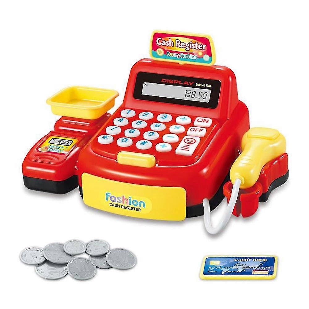 Simulation Supermarket Cash Register Toy Diy Educational Interaction ...
