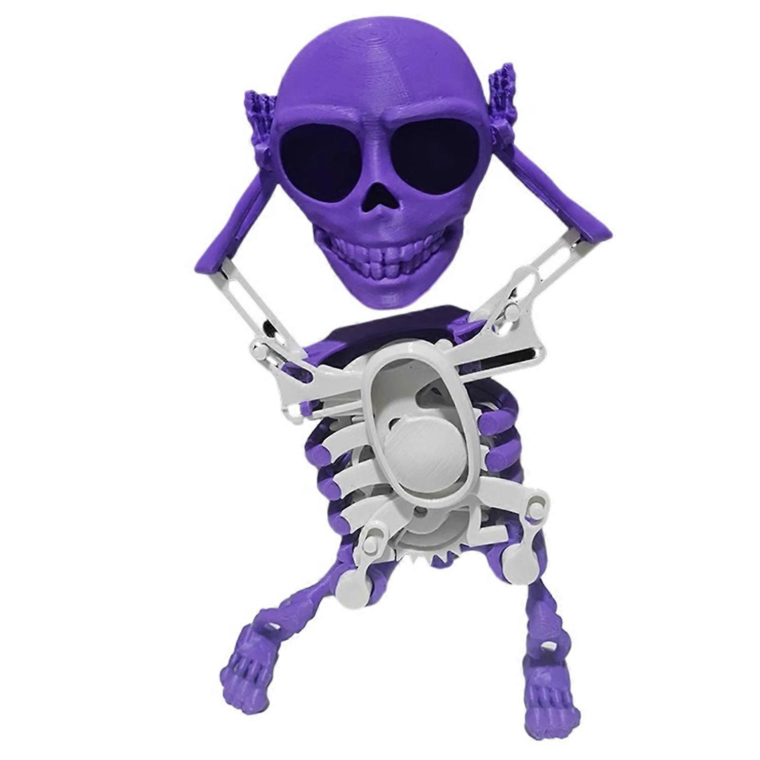 Wind-up Dancing Skeleton Toy No Need Battery Kids Toddlers Desktop Mini ...