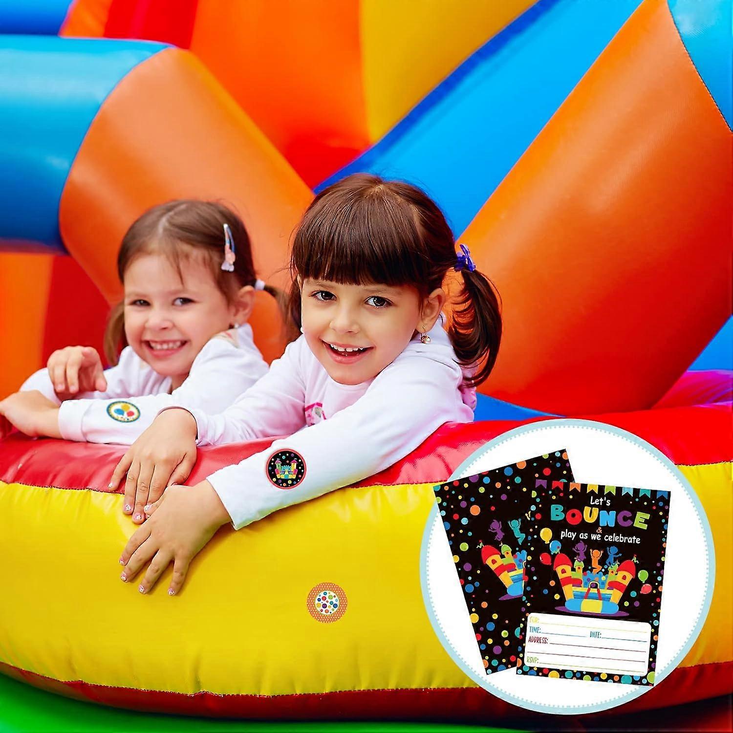 30 Pack Bounce House or Jumping Party Invitations Trampoline Birthday ...
