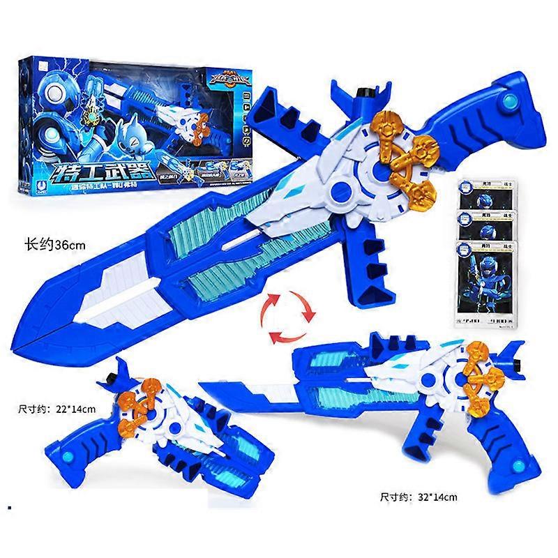 Mini Force Three Mode Transformation Sword Toys with Sound and Light ...