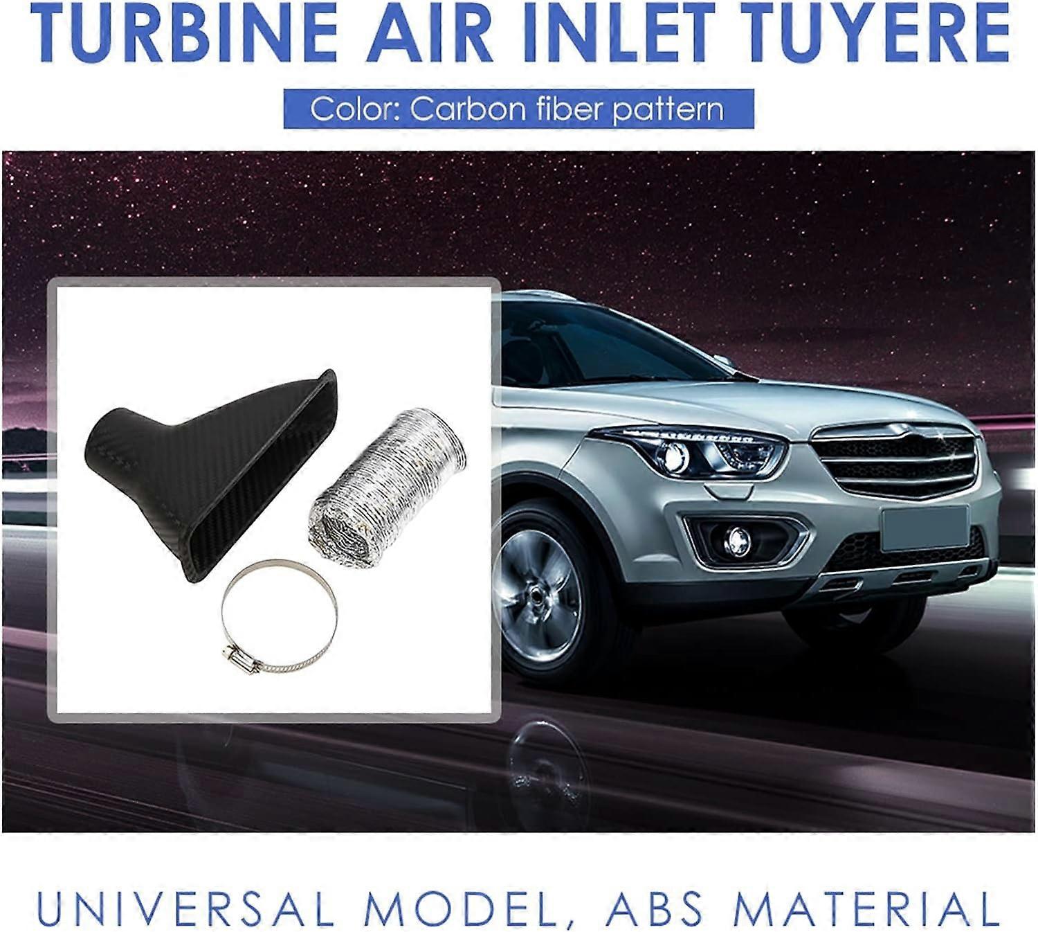 Caiheng carbon fiber appearance car front bumper turbine intake pipe ...