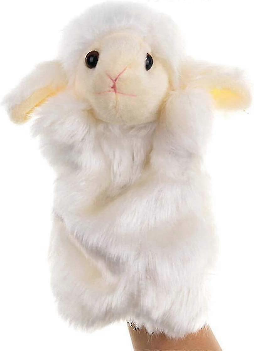 Sheep Hand Puppets Plush Animal Toys For Imaginative Pretend Play ...