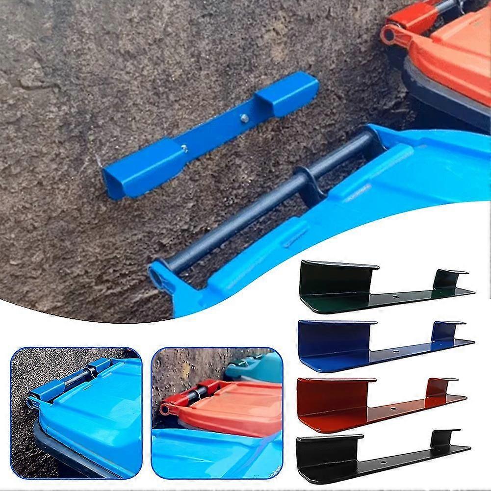 Steel Wheelie Bin Brackets Heavy-Duty Trash Can Rack for Secure Wall ...