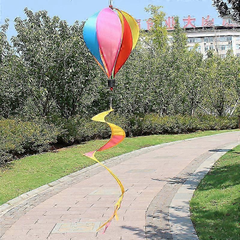 Balloon Wind spinner Striped Sequin Windsock Balloon Patio decoration ...