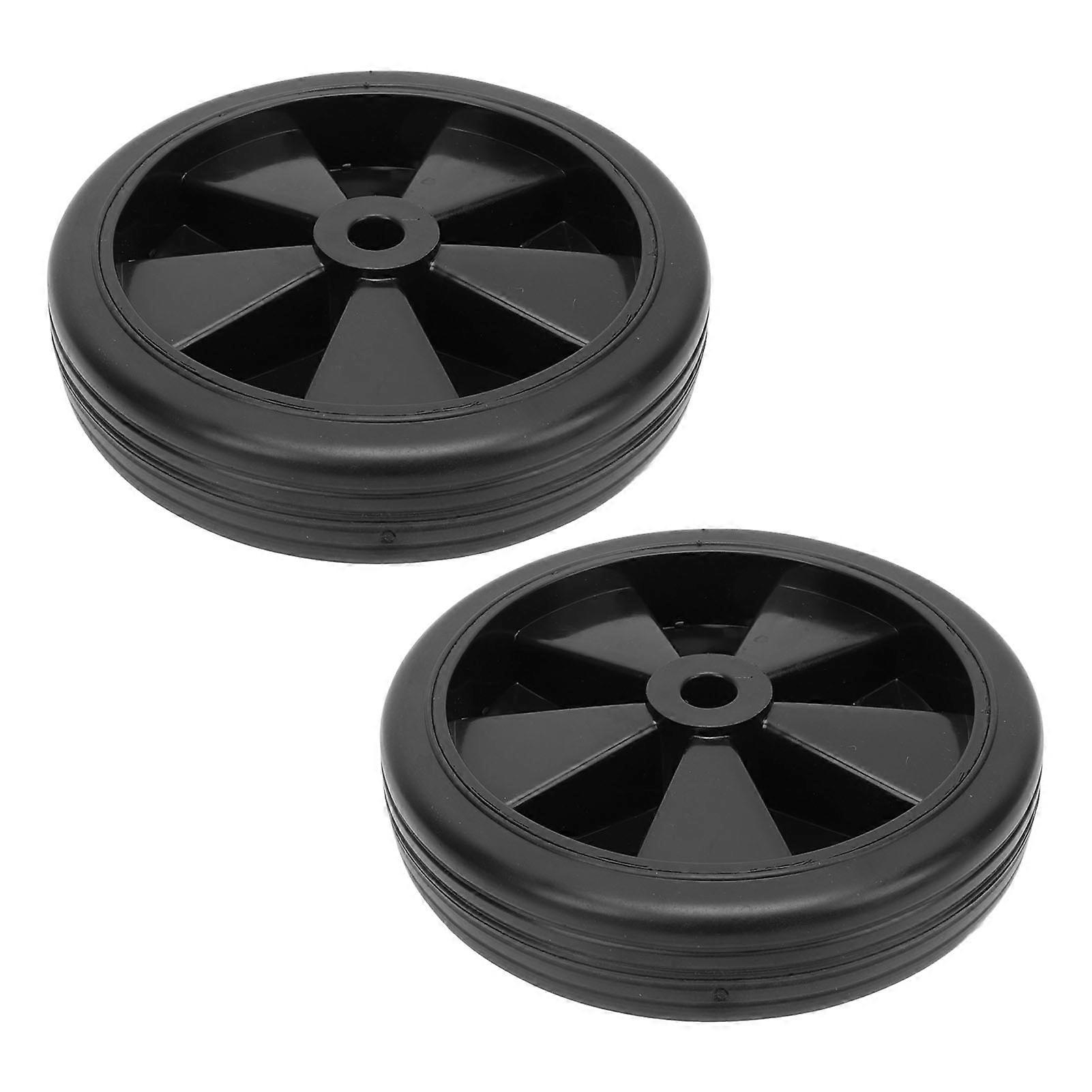 2PCS 6 Inch Universal Wheels 12 Holes Rubber Wheel Air Compressor ...