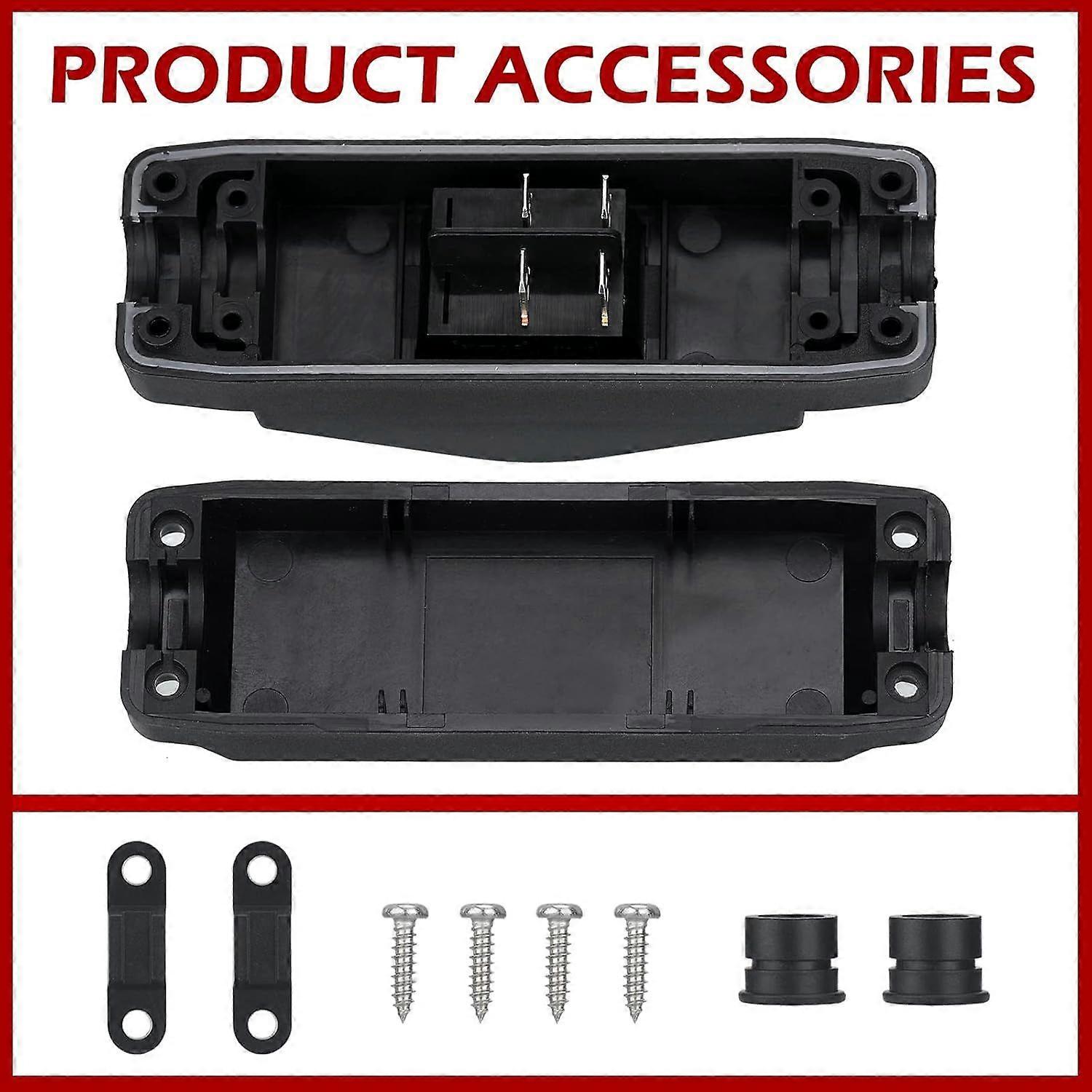 2 Pieces Waterproof Inline Cord Switch AC/DC 12V-250V Heavy Duty Button ...