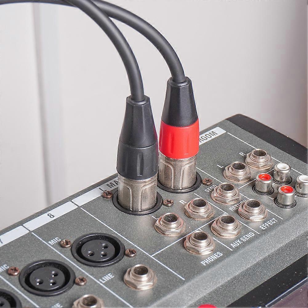 Dual XLR to 1/8 Female Adapter,Balanced Mini Jack(3.5mm) Female to ...