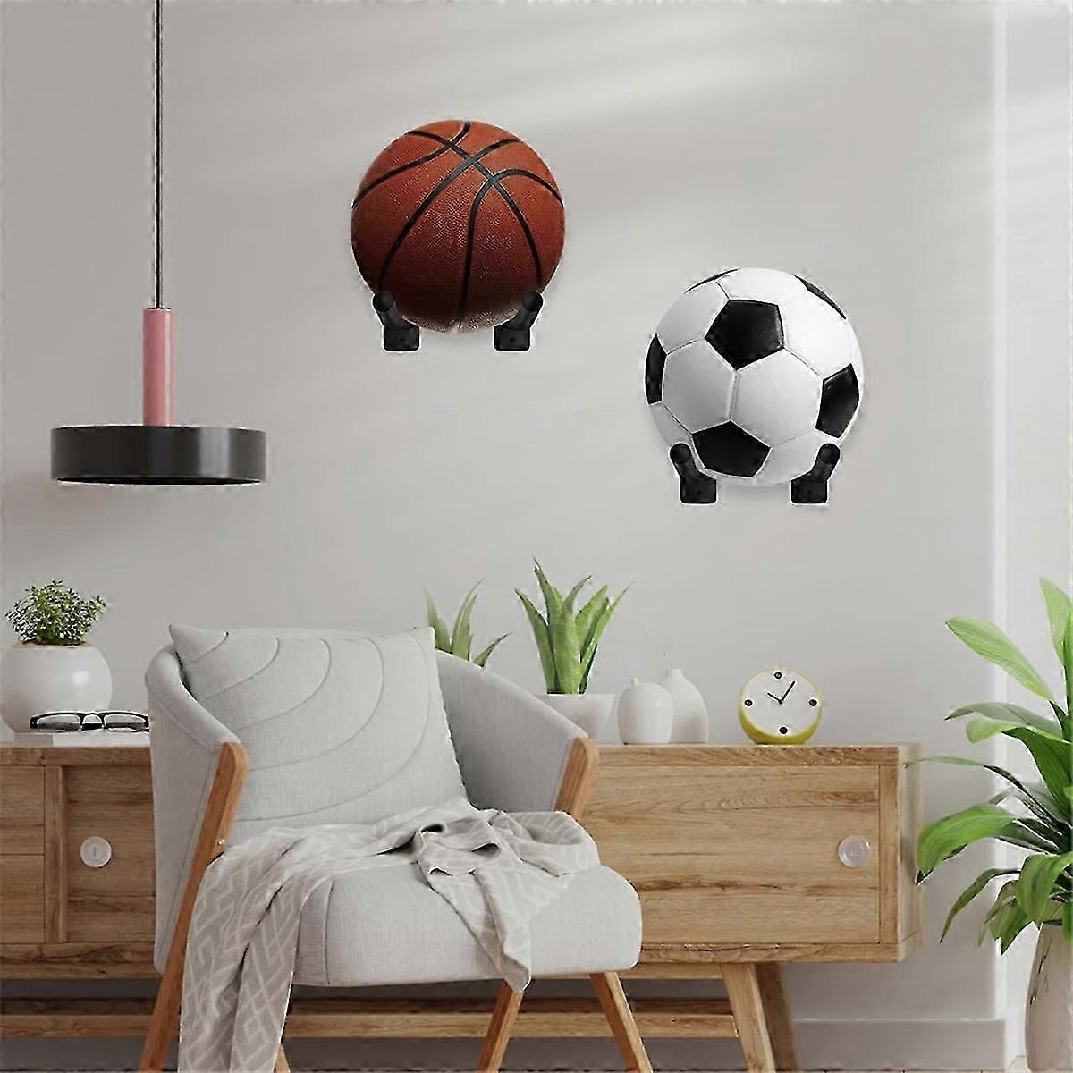 Medicine Ball Holder,Exercise Ball Wall Rack for Gym Garage Storage ...