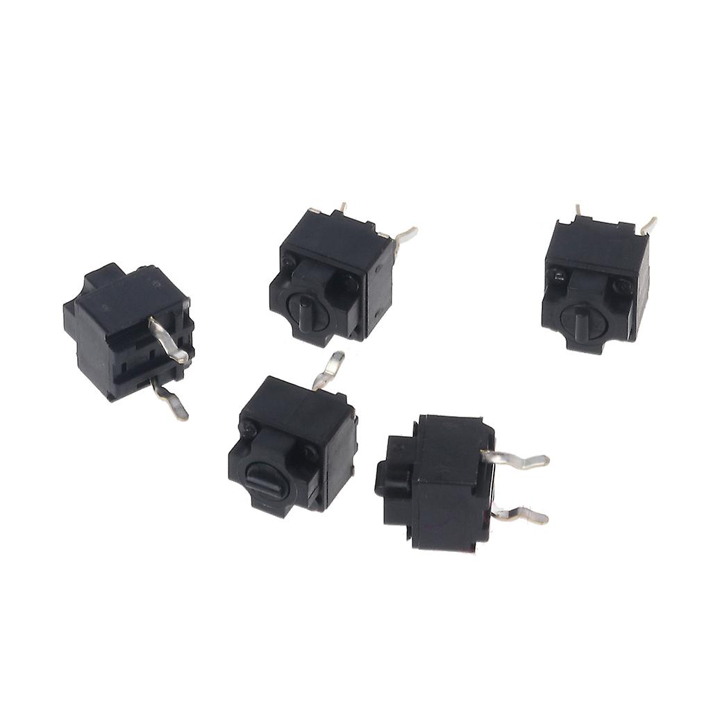 5Pcs Square Mouse Micro Switch EVQP0E07K Black Spots Mouse Button ...