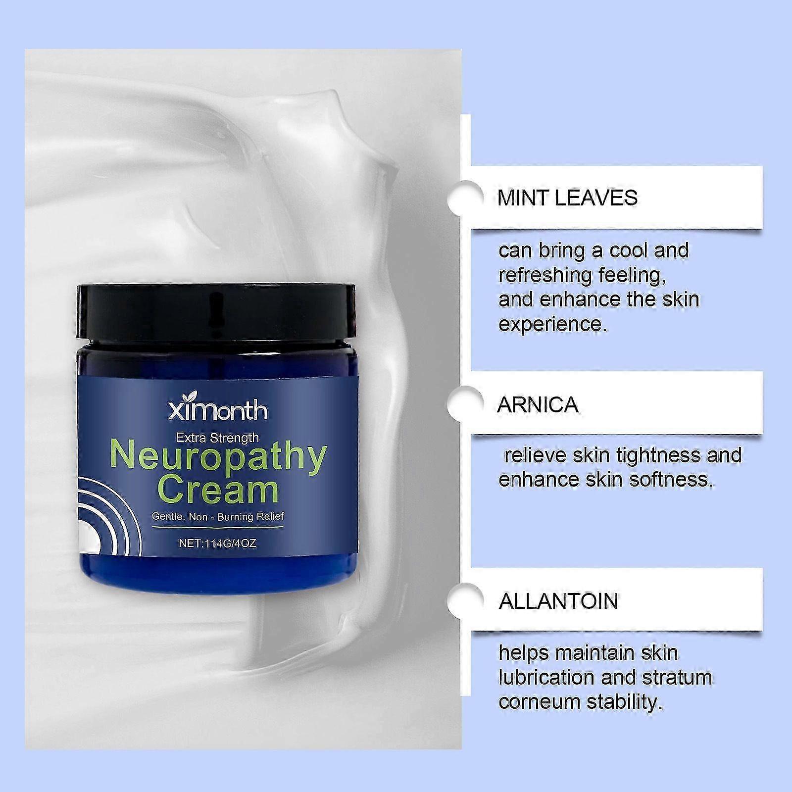 Extra Strength Neuropathy Cream, Neuropathy Relief Massage Cream for ...