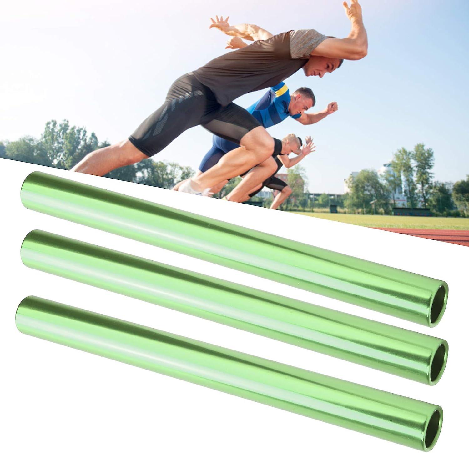Relay Race Baton, 3 Pcs Aluminum Alloy Track and Field Relay Baton ...