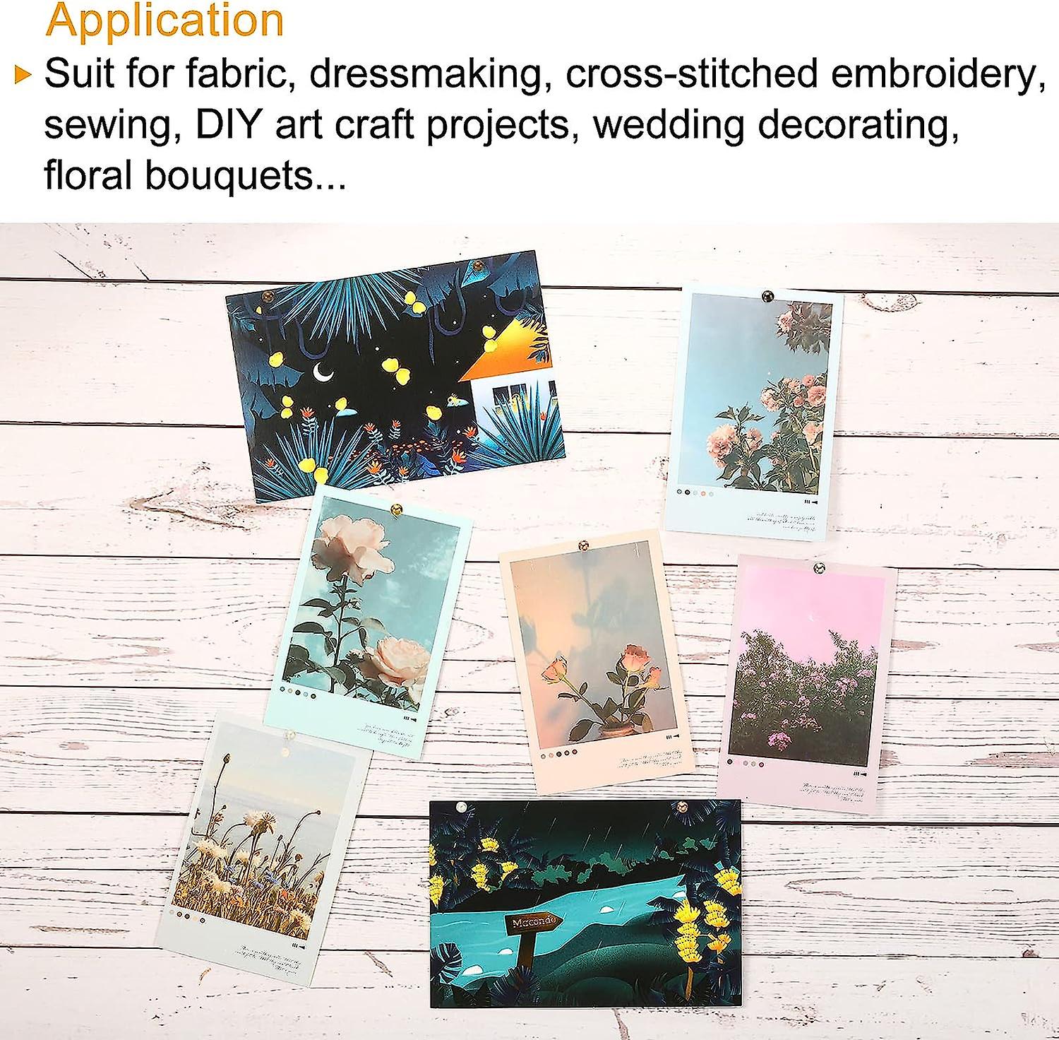 Push Pins, 300 Pack Round Head Map Tacks Thumb Steel Point for World ...