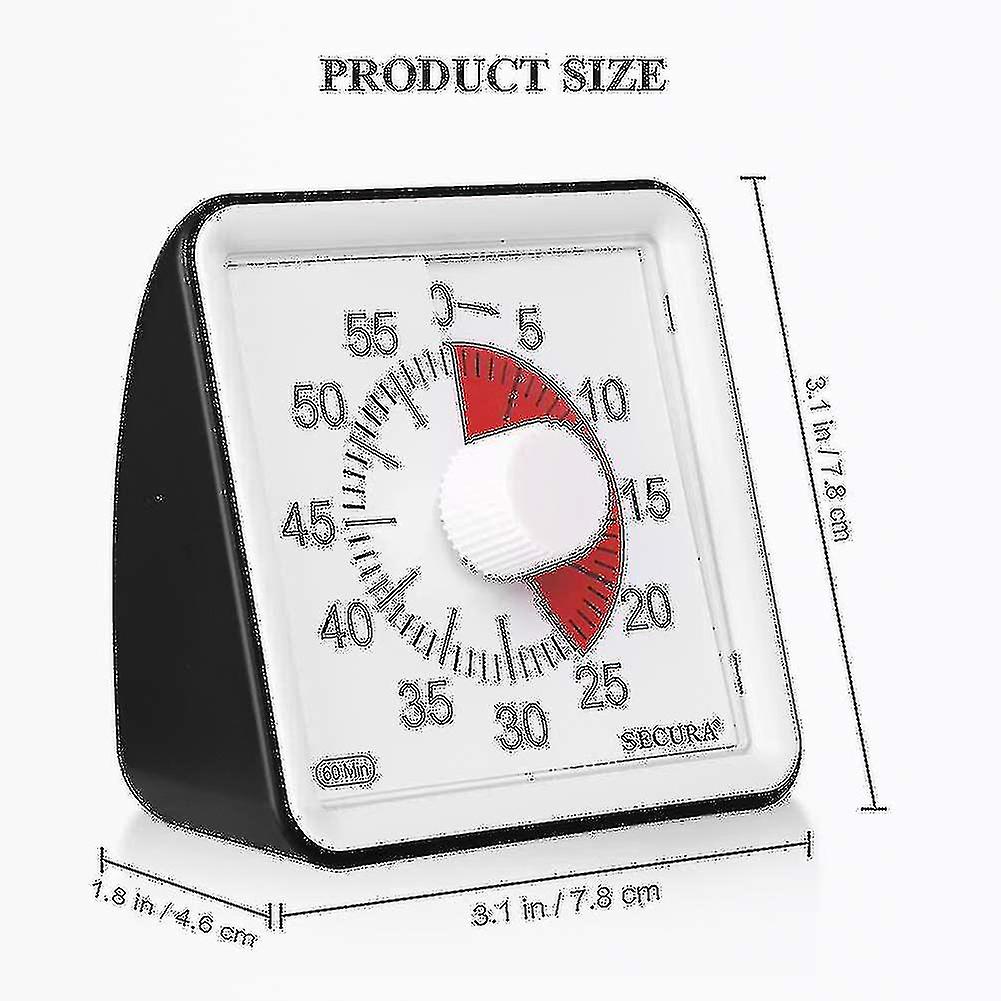 60-minute Visual Timer, Classroom Countdown Clock, Silent Timer For ...