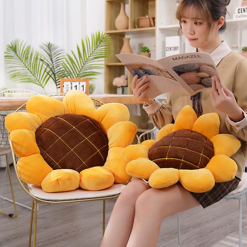 Sunflower Flower Cushion for Kids Sofa Chair Cushion for Girls Room Baby Room Home Decor ...