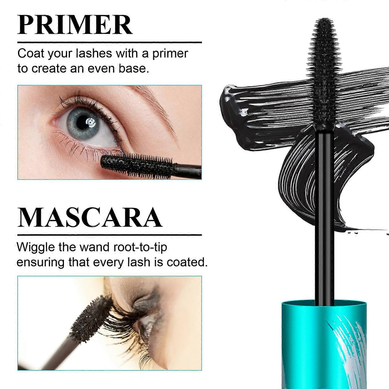 Waterproof and non-smudding mascara, long-lasting natural curling ...