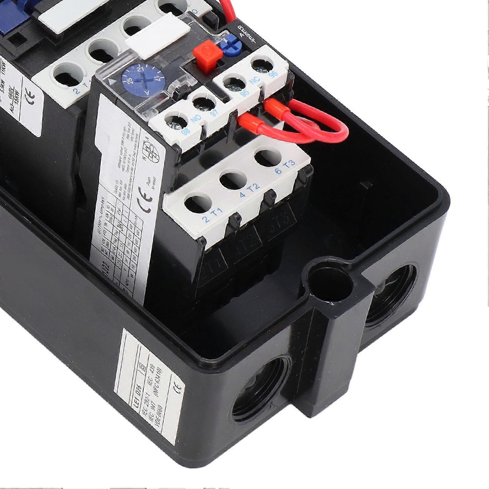 Magnetic Starter ABS Waterproof Housing Magnetic Starter Control Switch Single Phase 220V 230V 3 ...