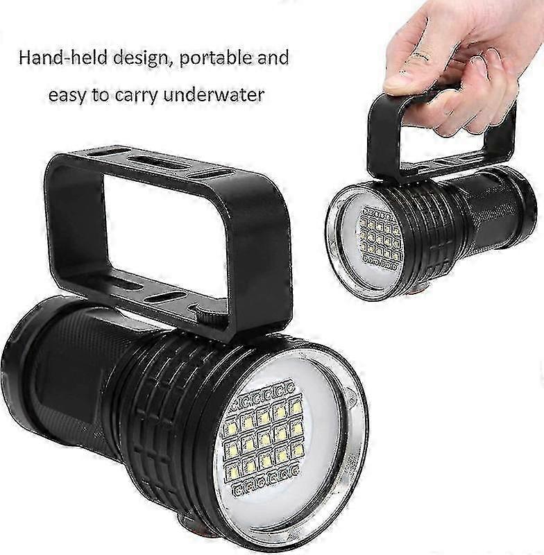 Diving LED Light Ipx8 Waterproof Flashlight 500m Underwater Photography ...
