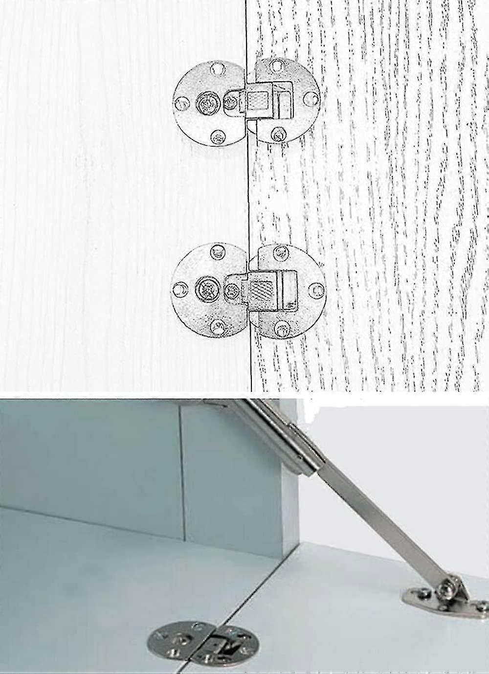 90 Degree 3d Hinge For Flap And Lid Folding Door Hinges Tab Hinge Set ...