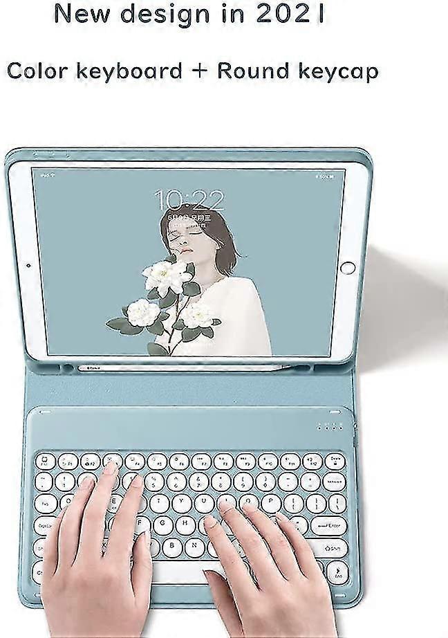 Ipad 9 2021 10.2 Inch Ipad 8 Ipad 7 Air 3 Pro 10.5 Keyboard Case With ...