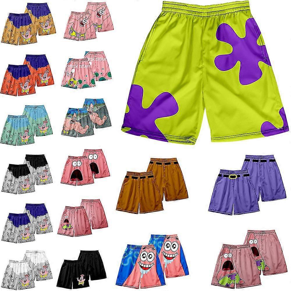Men's Swimwear Patrick Star Short Beach Shorts Pant Quick Dry Beachwear ...