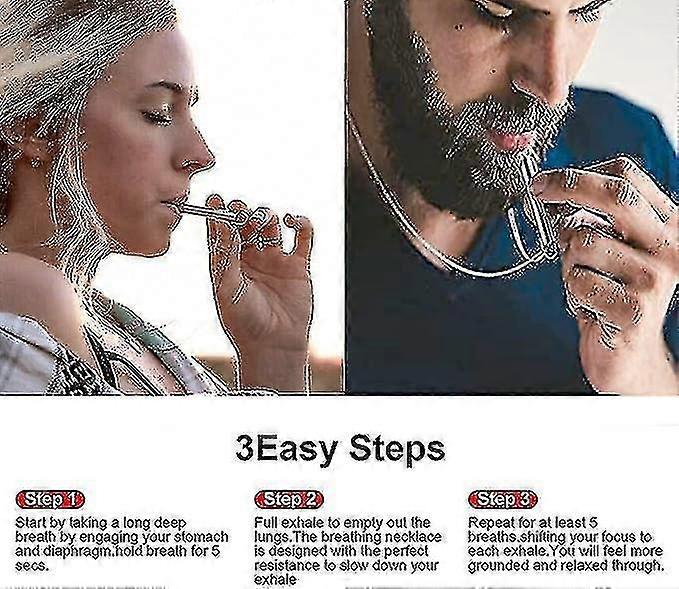 Stop Smoking Necklace, Anxiety Necklacevape Necklace, Breathing ...