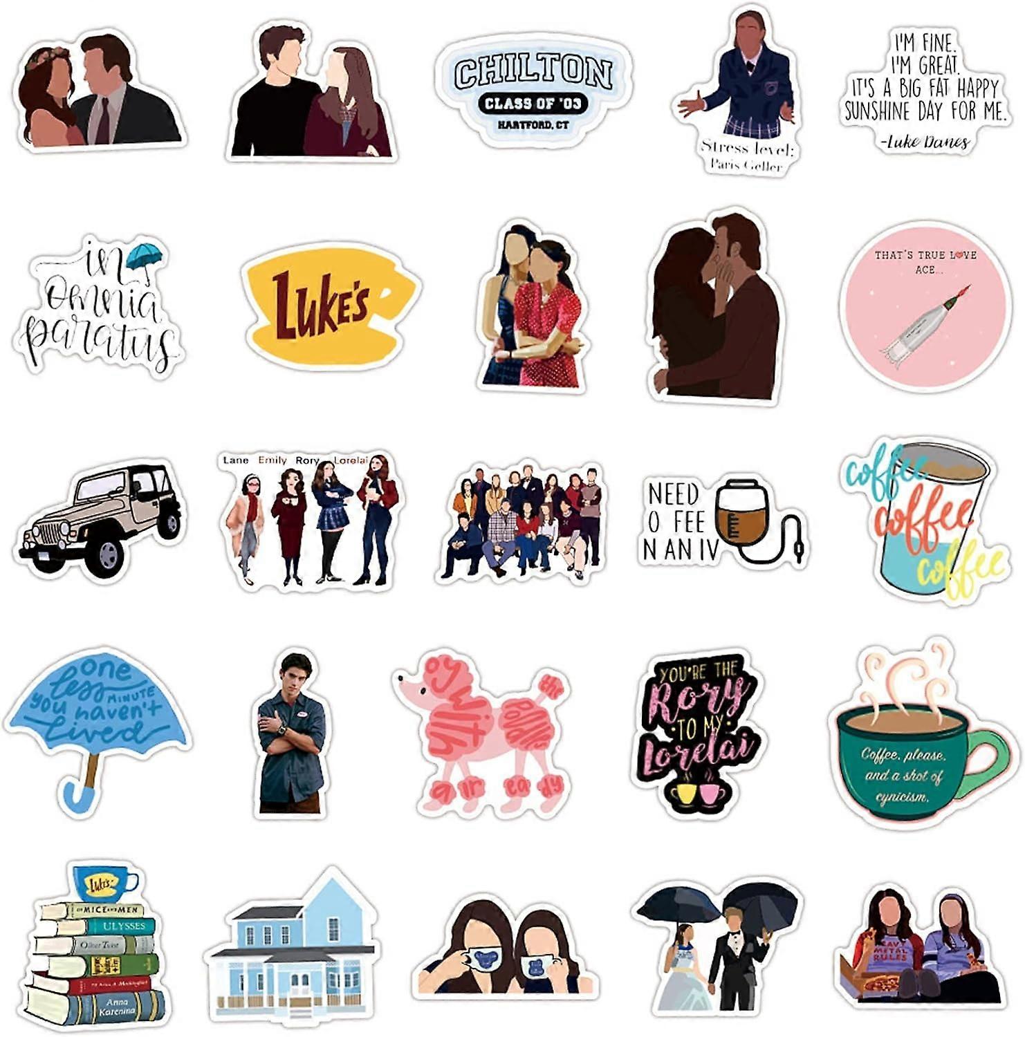 Stickers 50 Pack Decals Funny Merchandise Poster Sticker for Laptops ...