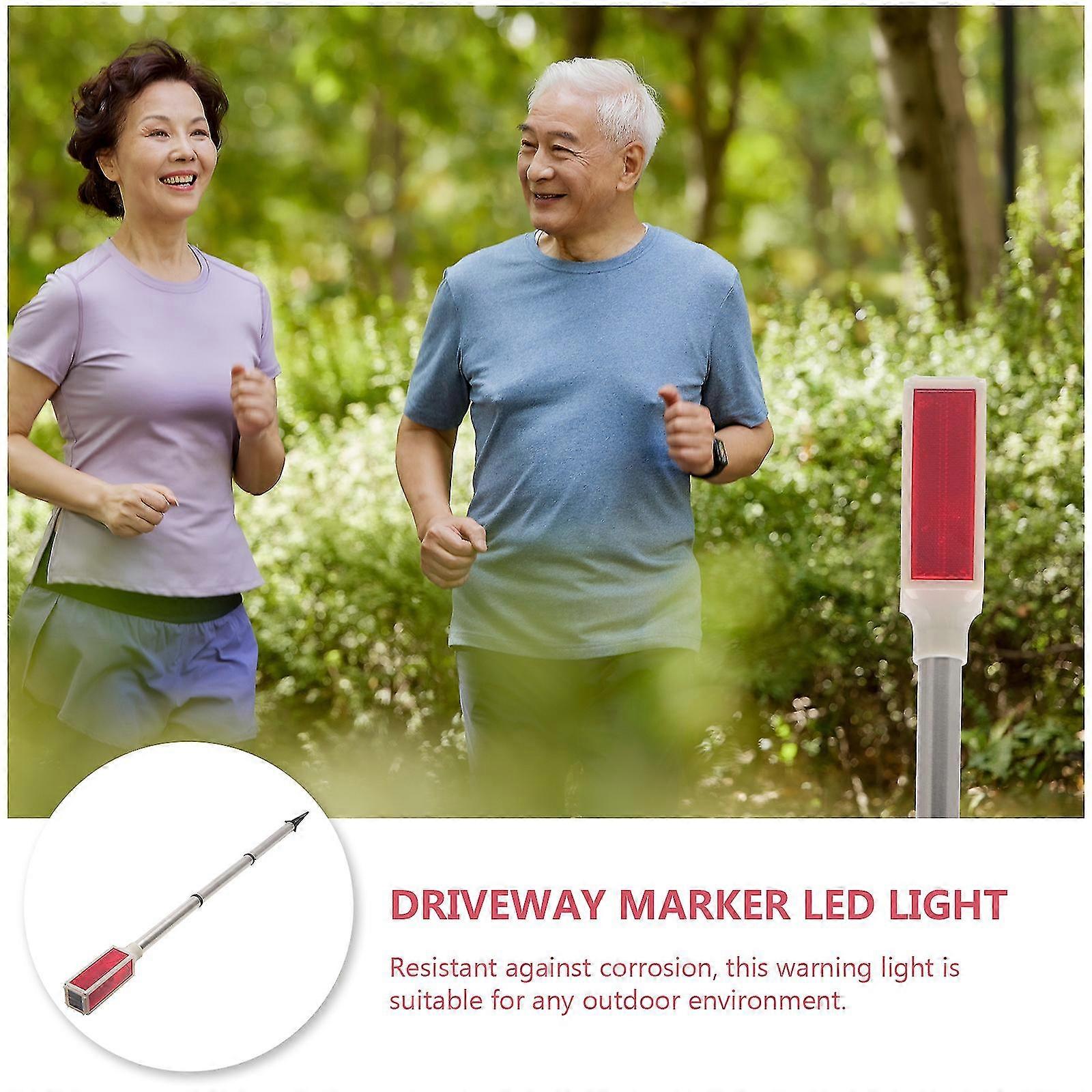 Street Lamp Reflective Marker Lights Metal Post Driveway Reflector ...